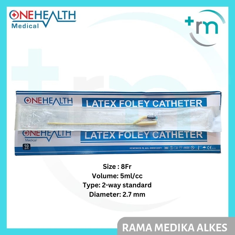 Jual Foley Catheter 8 Fr Onehealth (per pcs) | Shopee Indonesia