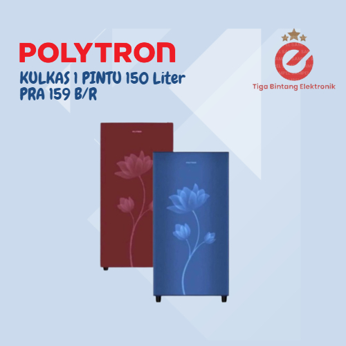 Jual Kulkas 1 pintu Polytron PRA 159 B/R (150 Liter ) | Shopee Indonesia