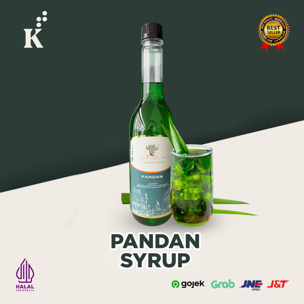 Jual Syrup Premium Javaland Sirup Aneka rasa Pandan 620 Ml | Shopee ...