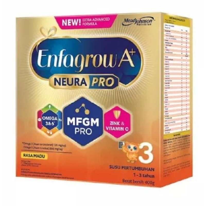 Jual Enfagrow A+ 3 Original / Vanilla / Madu 400gr | Shopee Indonesia