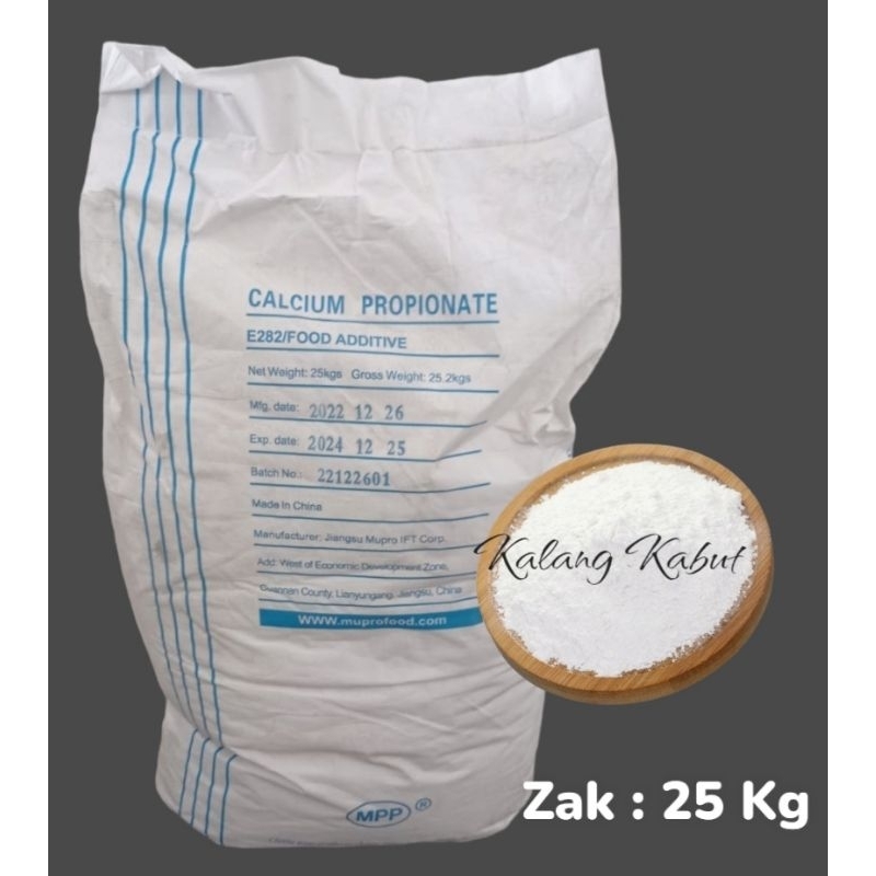Jual Calicum Propionate - asam propionat - kalsium propionat - 25 kg ...