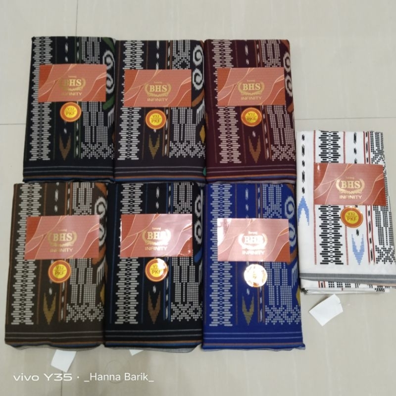 Jual sarung bhs infinity gold kembang & batik & excellent silver & gold ...