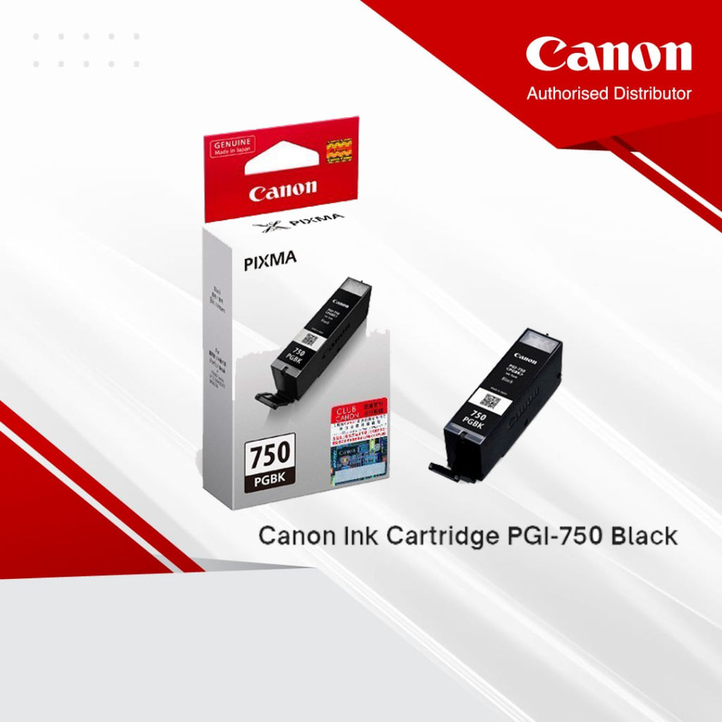 Jual Tinta Original Canon 750 Black PGI-750 PGBK - Tinta Canon PIXMA ...