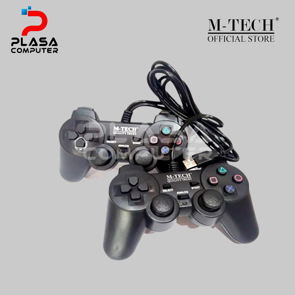 Jual Gamepad Double Getar Black - Stick PC Laptop - Joystick PC Laptop ...