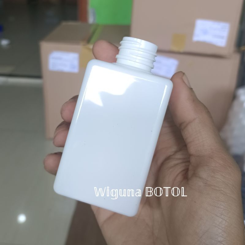 Jual Botol Kotak 100ml Neck 24 / Botol Pet 100ml kotak N24 | Shopee Indonesia