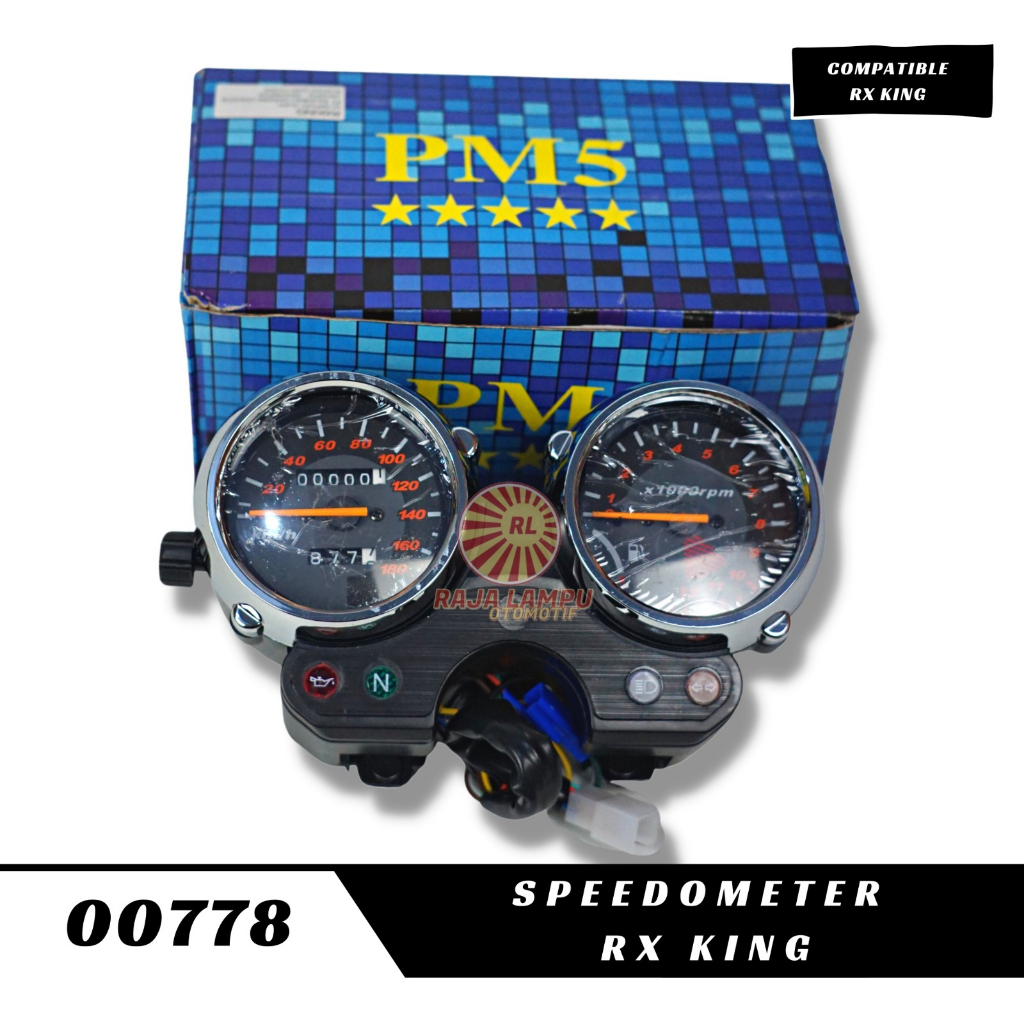 Jual Speedometer Rx King New Spidometer Rx king New Set Emblem ...