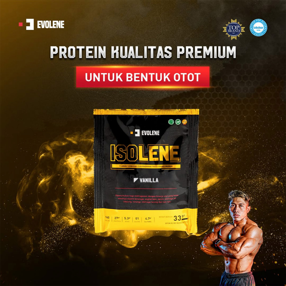 Jual Evolene Whey & Isolene ECER 1 sachet Protein susu Protein Evo Whey ...