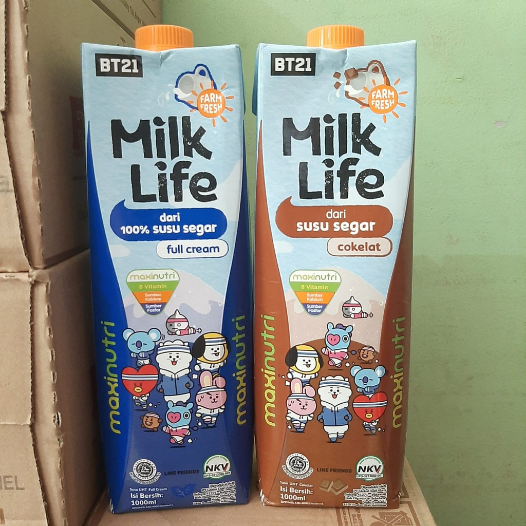 Jual Susu Milk Life UHT 1000 ml/1 Liter [SATUAN] | Shopee Indonesia