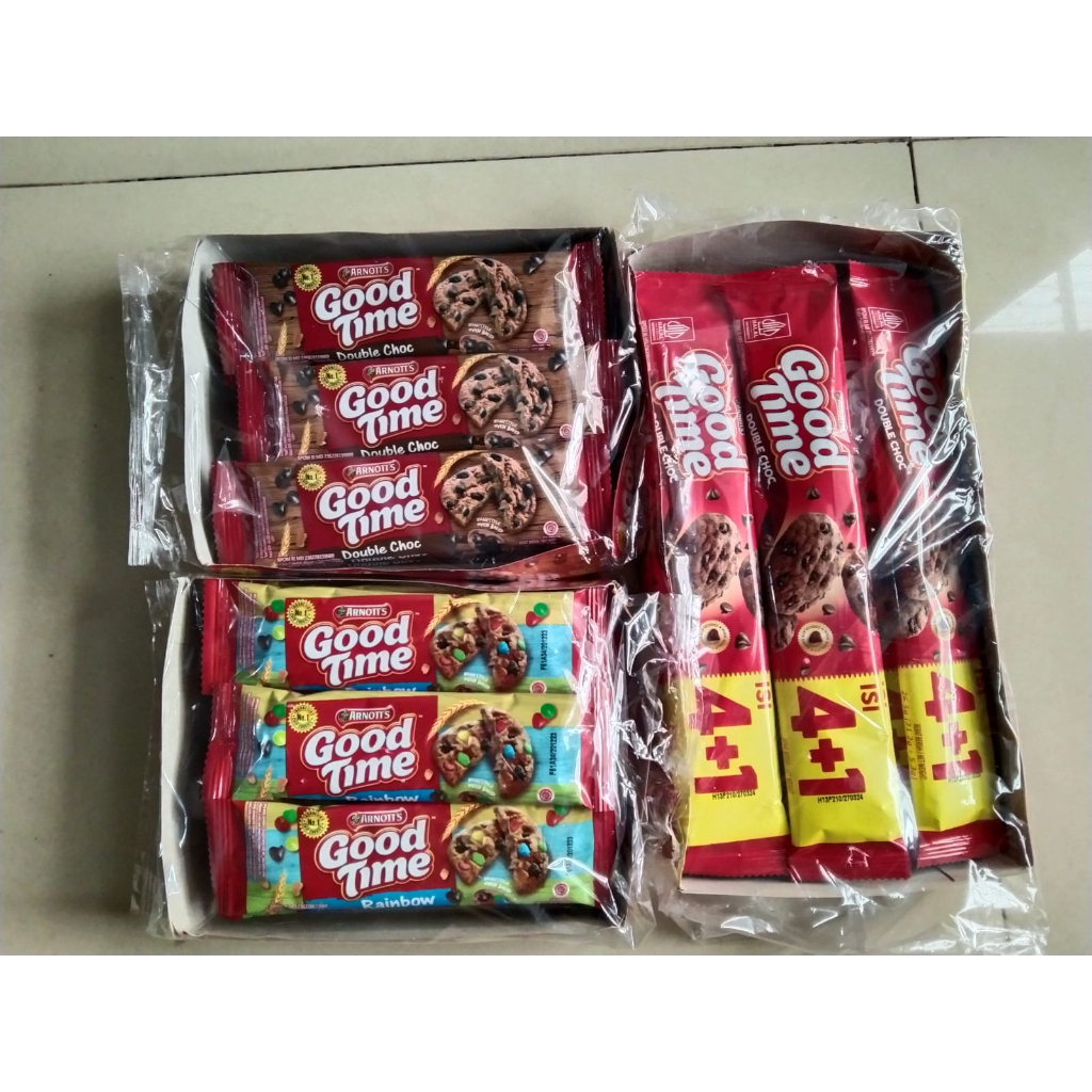 Jual BEST SELLER BISKUIT GOOD TIME BOX DOUBLE CHOCOCHIPS COOKIES ...