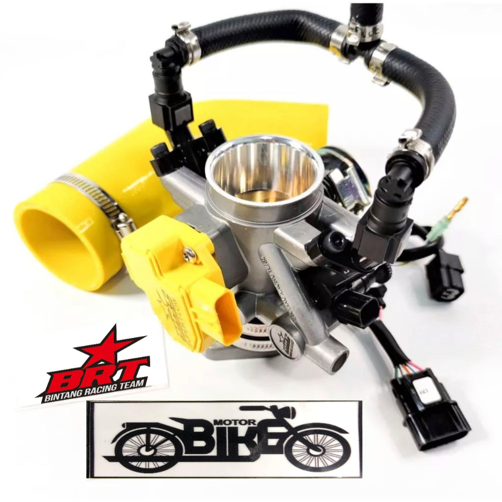 Jual THROTTLE BODY TB BRT JUMBO DOUBLE DUAL DUA INJECTOR SUPER FLOW CRF ...