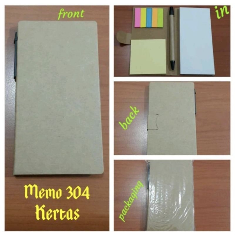Jual memo 304/ memo sticky note/ memo agenda /notes / memi barang ...
