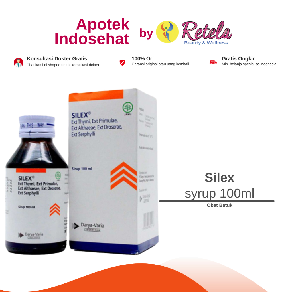 Jual SILEX SYRUP 100ML | Shopee Indonesia