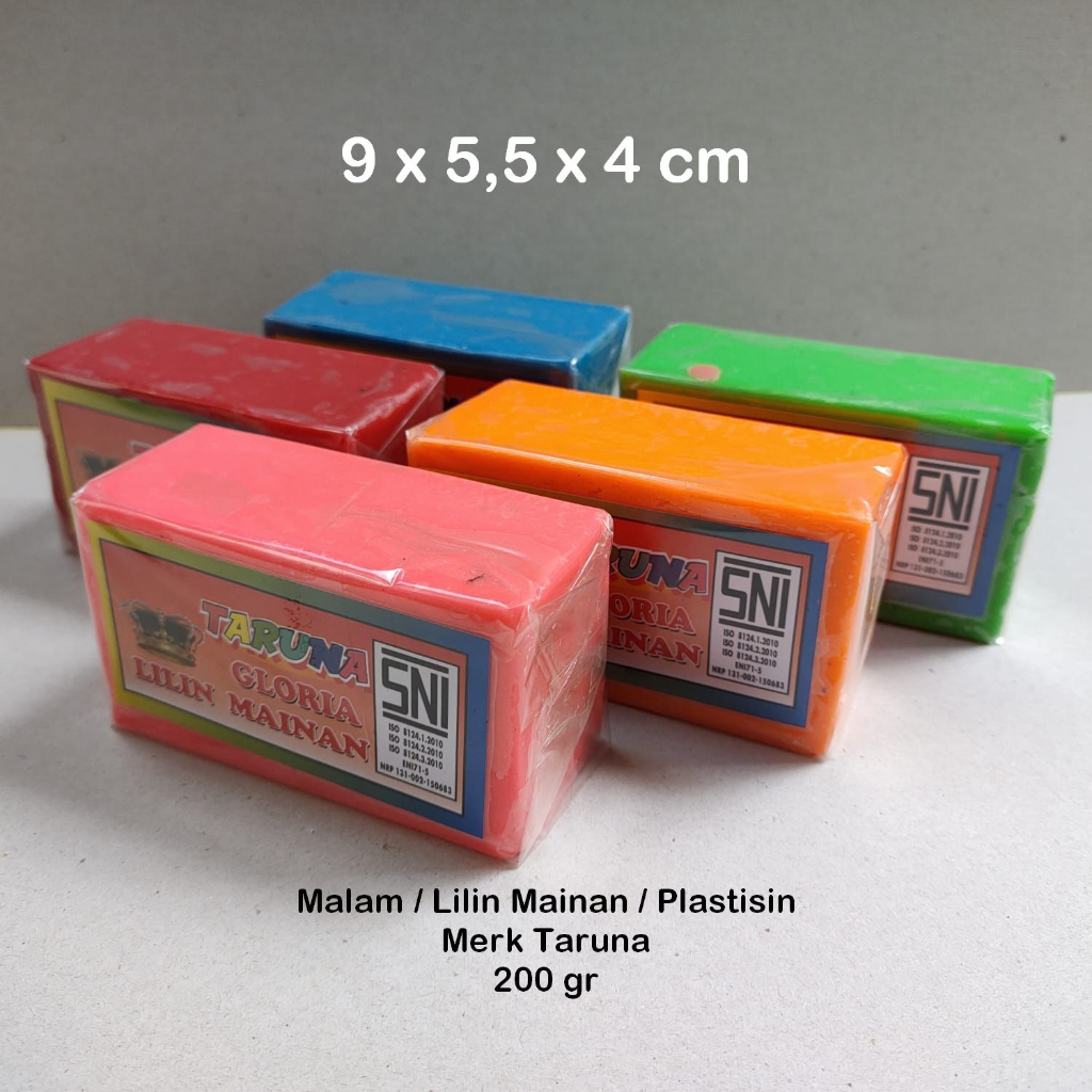 Jual 200gr Lilin Mainan / Plastisin / Malam - Mainan Edukasi - Merk ...