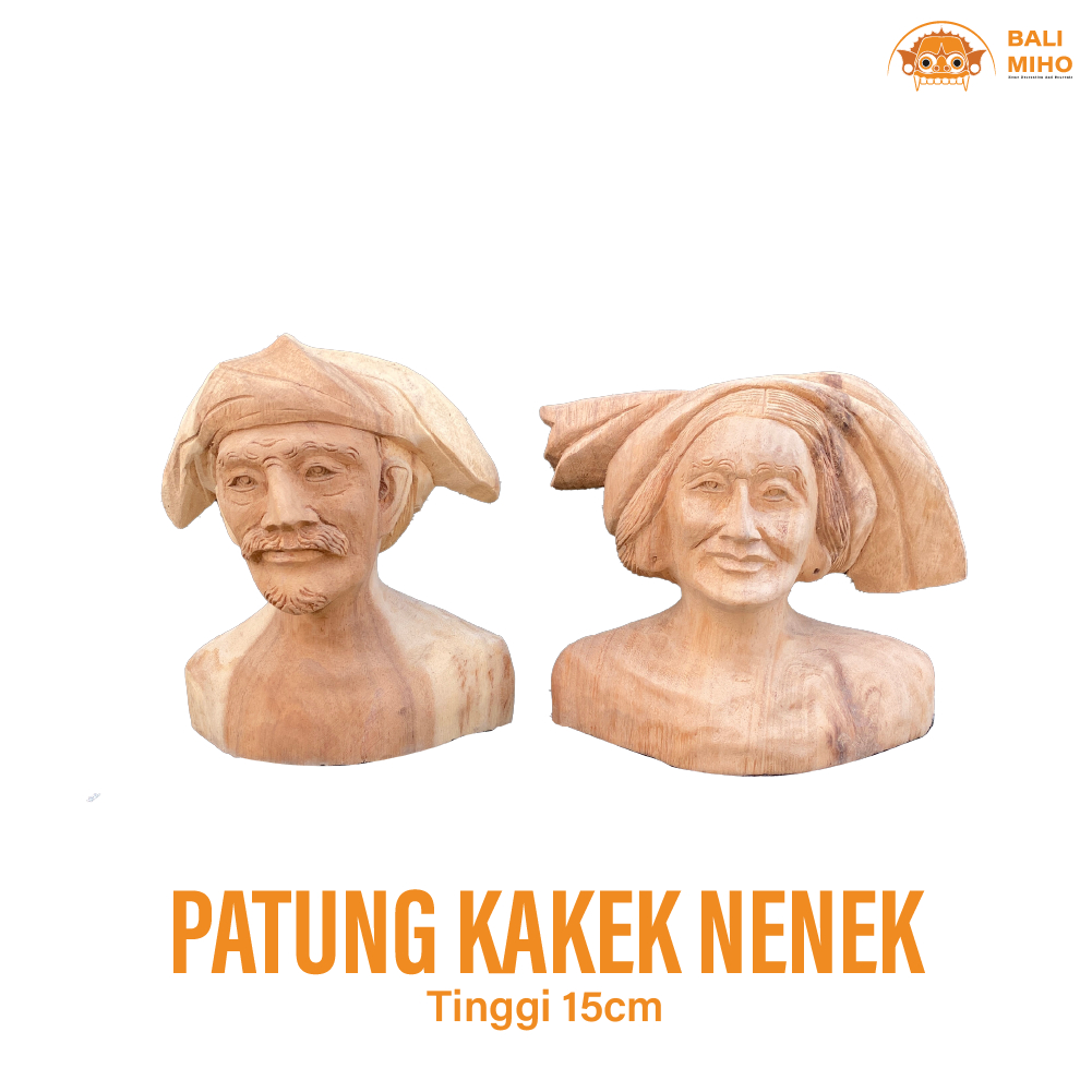 Jual Patung Kakek Nenek Bali 15 cm - Patung Orang Tua - Togog Bali ...