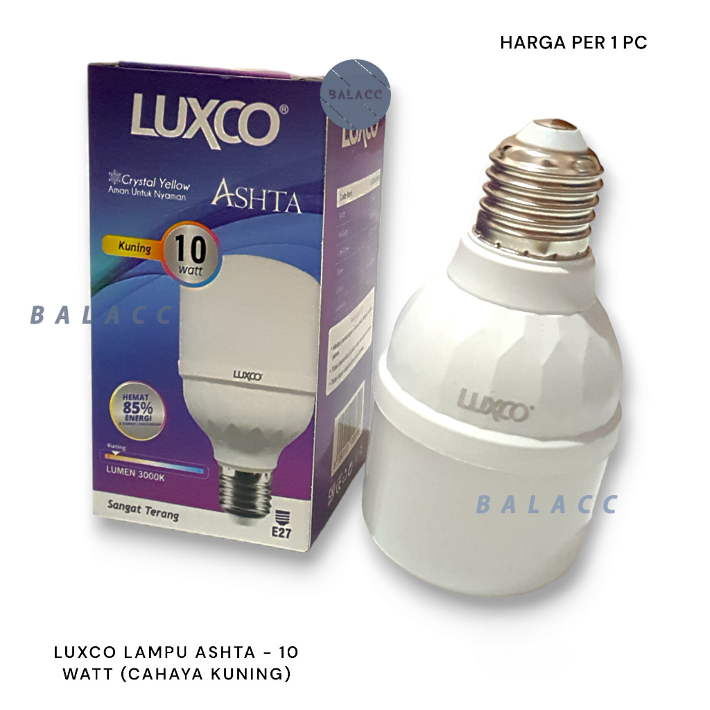 Jual LAMPU LED LUXCO ASHTA 10 WATT 10W Kuning | Shopee Indonesia