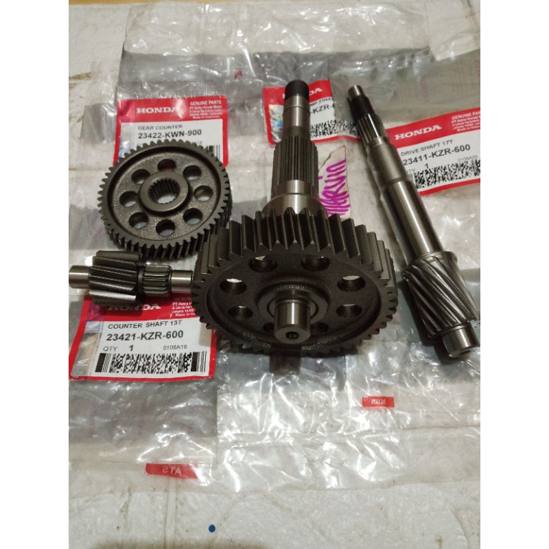 Jual gigi rasio vario 125 old, vario 125 led komplite 4 pc (KZR ...