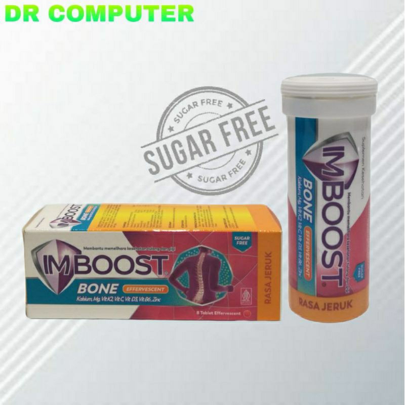 Jual IMBOOST BONE Effervescent rasa jeruk 1tube isi 8 tablet | Shopee ...