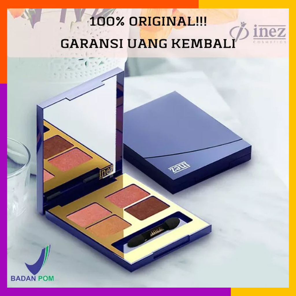 Jual Inez Cosmetics Eyeshadow Collection (New Case) | Shopee Indonesia