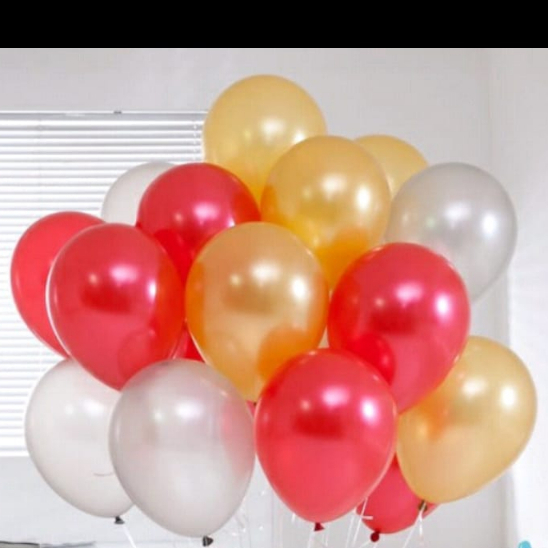 Jual {isi 30 pcs} MIX Balon metalik BIRU TUA BIRU MUDA PUTIH / Balon ...