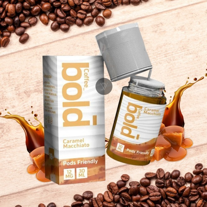 Jual LIQUID BOLD COFFEE CARAMEL MACCHIATO 30ML 12MG | Shopee Indonesia