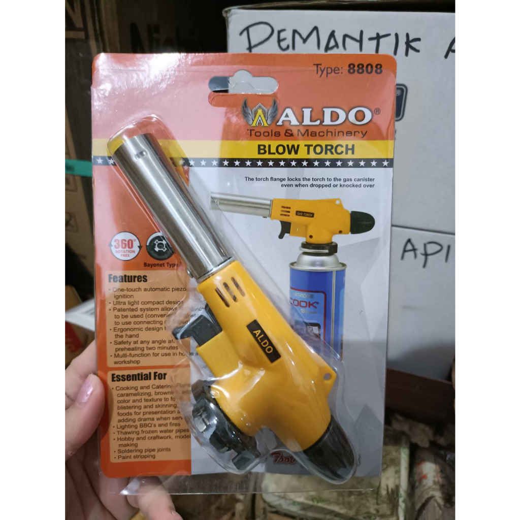 Jual Alat Pemantik Api Gas Blade Burner ALDO Type 8808 Fire Burner ...