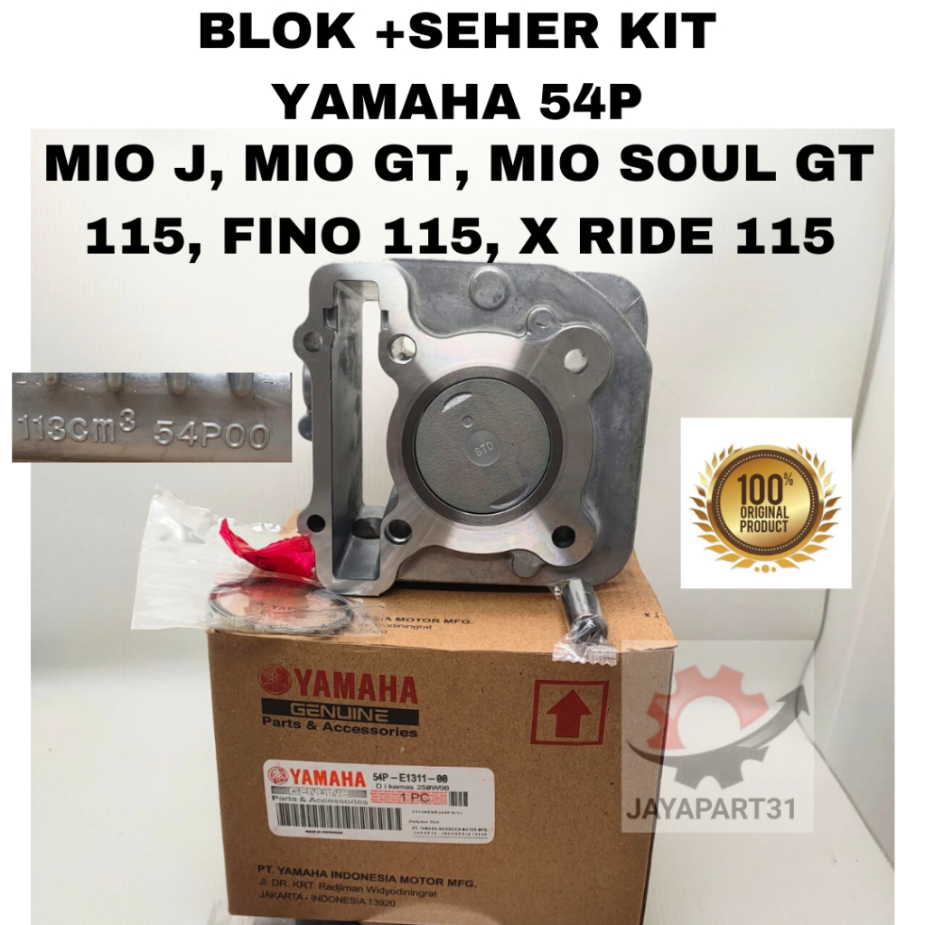 Jual BLOK SEHER SET YAMAHA 54P ASLI ORIGINAL MIO J MIO GT MIO SOUL GT ...