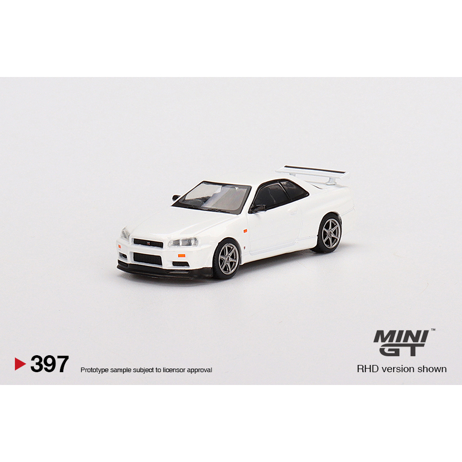 Jual MINI GT 397 / MINIGT Nissan Skyline GT-R (R34) V-Spec N1 White ...