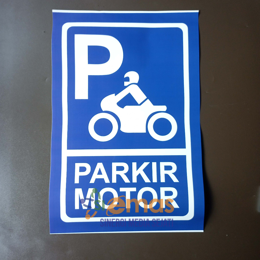 Jual Stiker Parkir Khusus Motor | Stiker Tempat Parkir Motor | Stiker ...