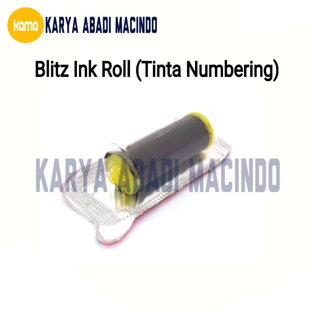 Jual TINTA NUMBERING ROLL BLITZ/ TINTA TETES NUMBERING BLITZ RE-INK ...