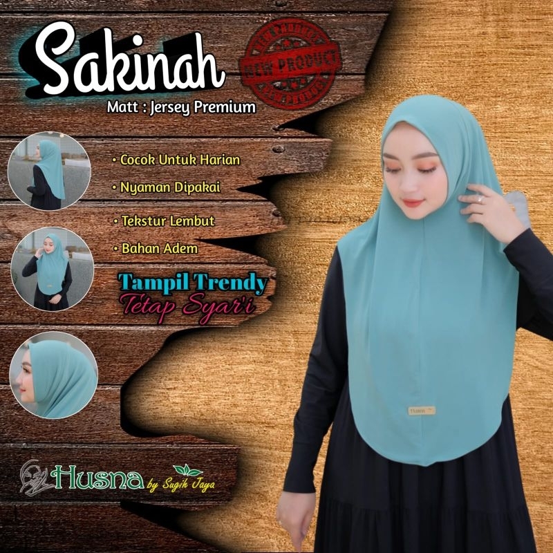 Jual Jilbab Bergo Daily Simple Sakinah Ori Husna | Shopee Indonesia