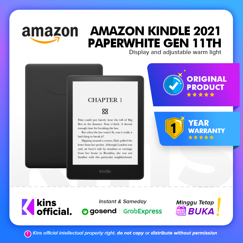Jual Amazon All New Kindle Paperwhite 11th Gen 2021 Display Adjustable ...