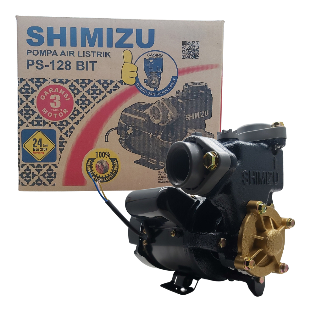 Jual Pompa Air Shimizu PS-128 Bit Water Pump Shimizu PS 128 Bit ...