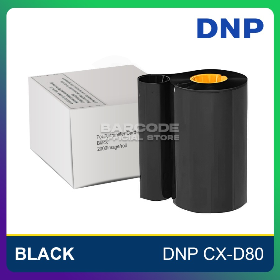 Jual Ribbon Black for Printer Kartu ID Card DNP CX-D80 Tinta Hitam ...