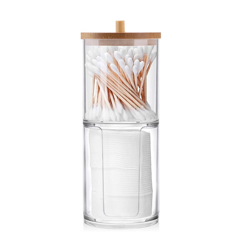 Jual Storage Organizer Toples Cotton Bud Rak Tempat Katenbat Kapas with ...