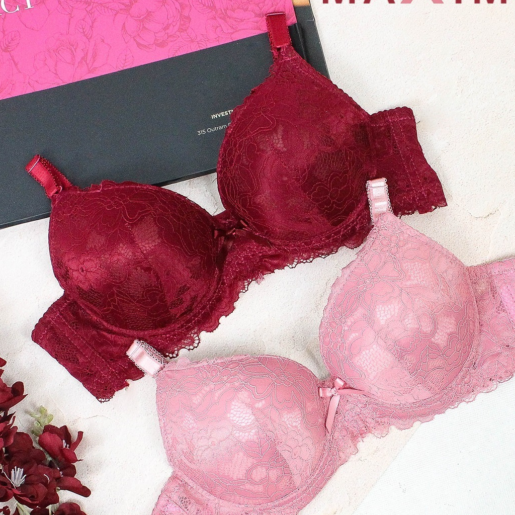 Jual BRA BH Renda Kawat 9816 Busa tebal (Push UP) | Shopee Indonesia