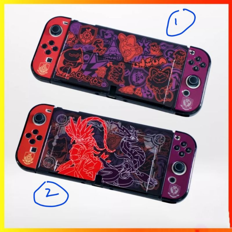 Jual Case Nintendo Switch OLED Pokemon Scarlet and Violet Silikon ...