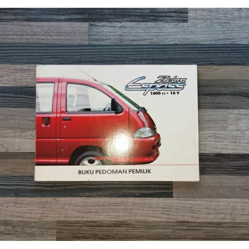 Jual BUKU PEDOMAN PEMILIK ZEBRA ESPASS | Shopee Indonesia