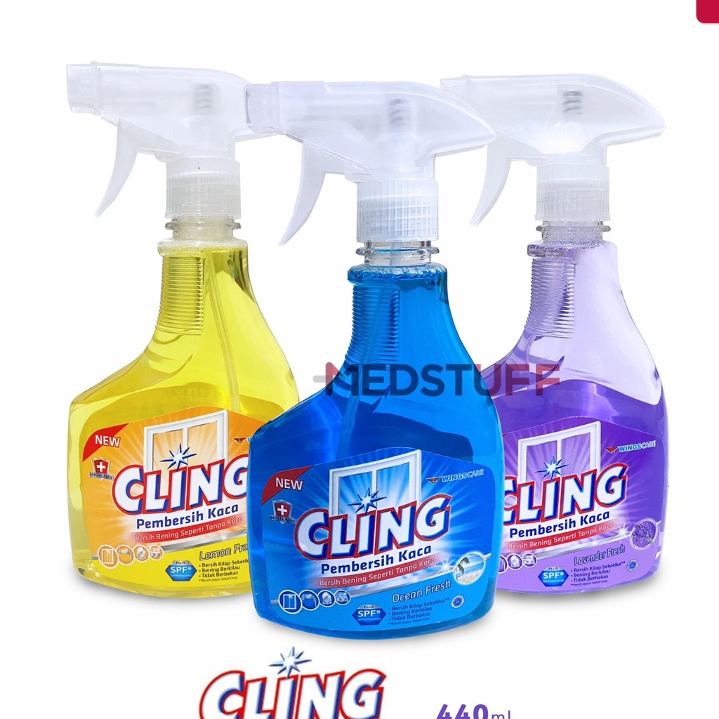 Jual Cling Pembersih Kaca 440ml Botol | Shopee Indonesia