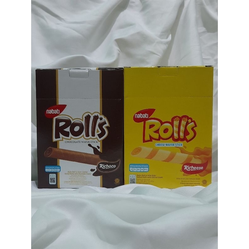 Jual Nabati Roll Richeese Richoco box isi 20 pcs x 8 gram | Shopee Indonesia