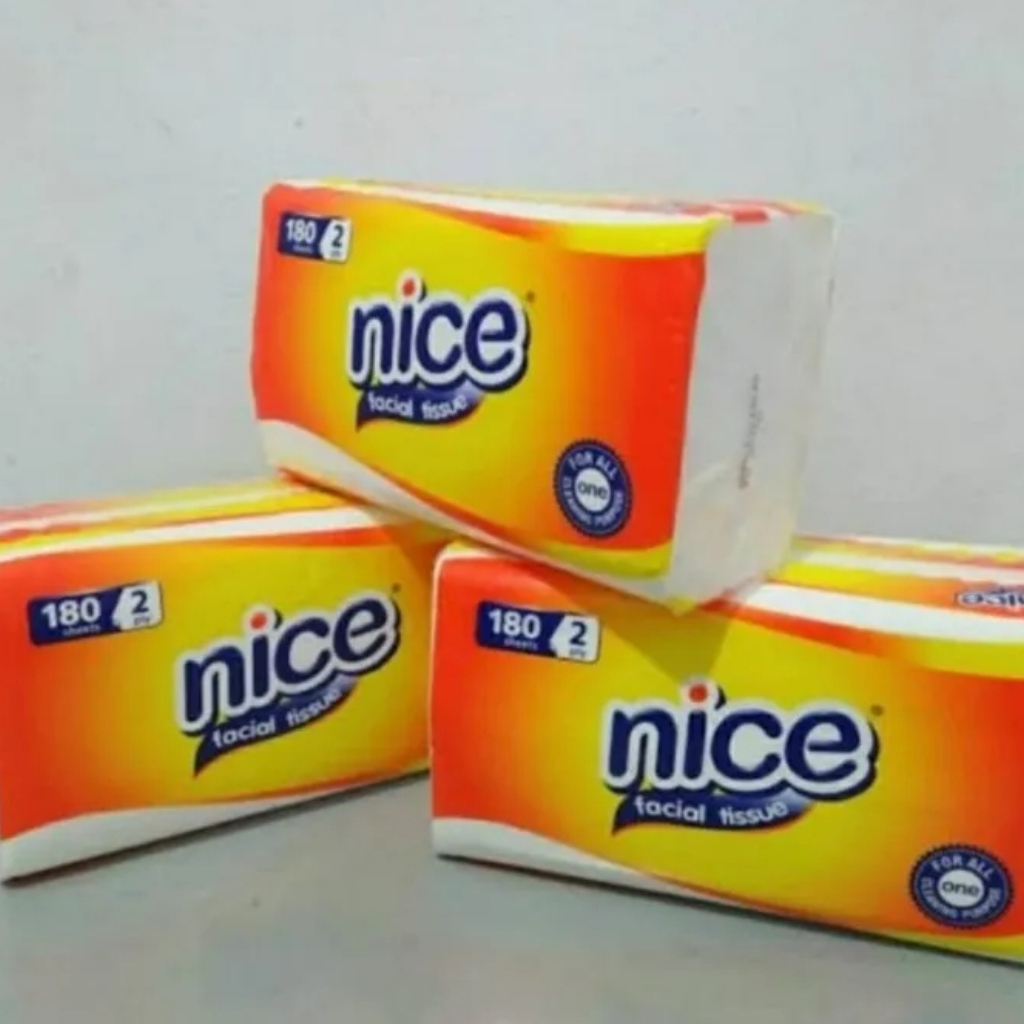 Jual Tisu Tissue Nice Murah Promo PAKET 10 Pack 5 Pack 180 Sheet 2 Ply ...