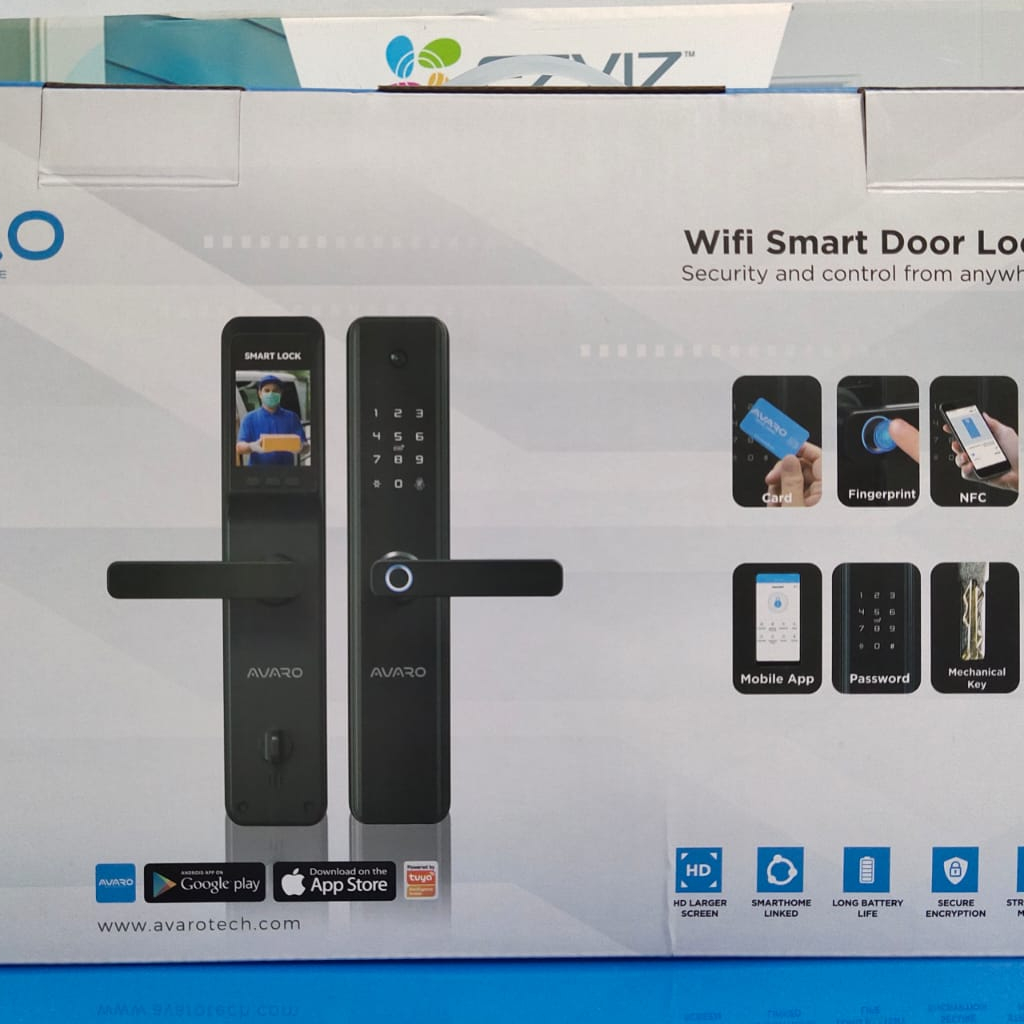 Jual AVARO SL01 Camera Smart Door Lock | Shopee Indonesia