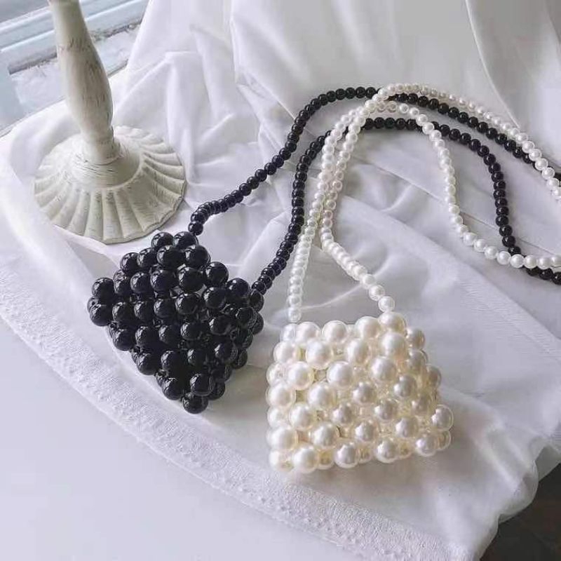 Jual READY !! COD Tas Mutiara | Beaded Bag | Tas Manik manik | DIY ...