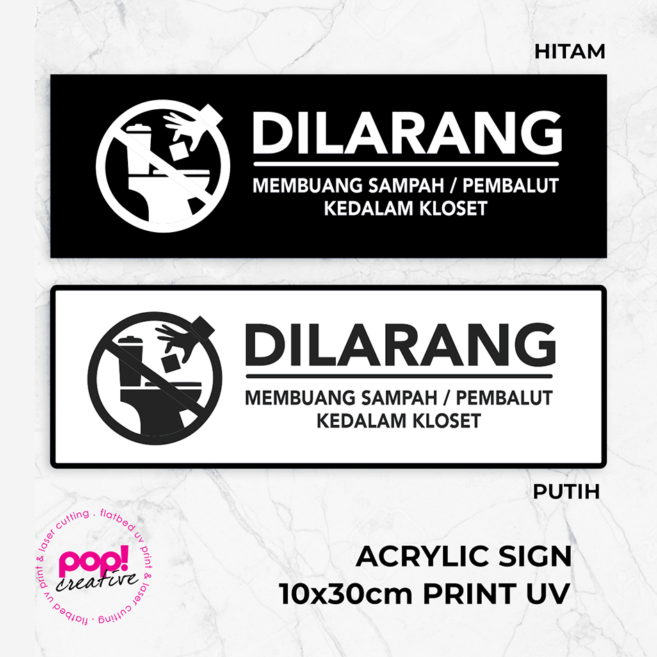 Jual Tulisan Dilarang Membuang Sampah / Pembalut Toilet Tulisan Kamar ... Jual Tulisan Dilarang Membuang Sampah / Pembalut Toilet Tulisan Kamar ...