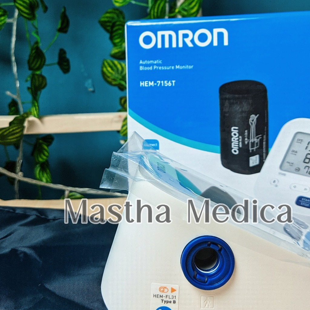 Jual Omron Digital Tensimeter HEM-7156T Bluetooth -7156T Ukur Tekanan ...