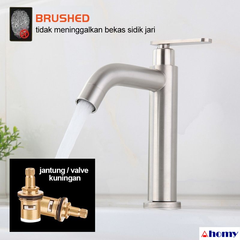 Jual kran wastafel bambu lurus sus 304 vemuse 18-DT-LK-KWL-06 stainless ...