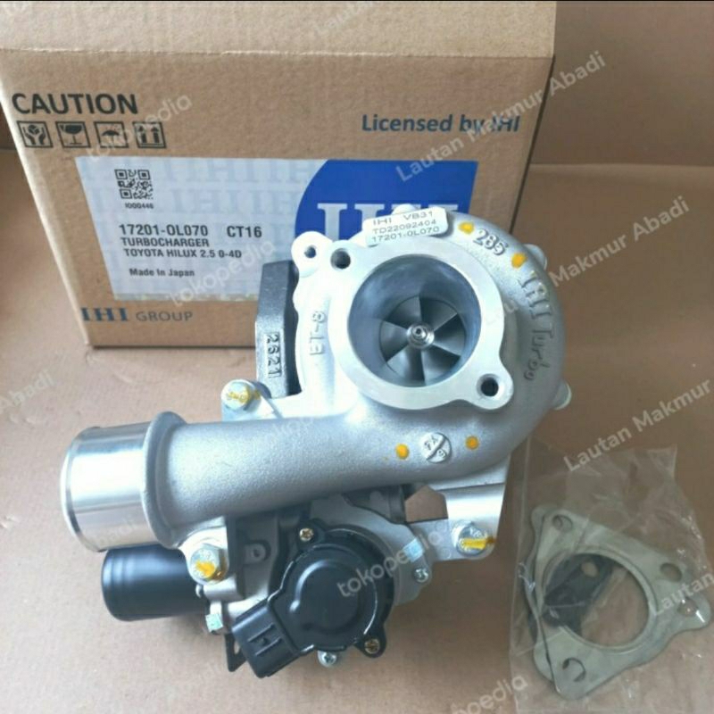 Jual TURBO CHARGER TOYOTA INNOVA INOVA HILUX 2.5CC 2500 FORTUNER DIESEL ...