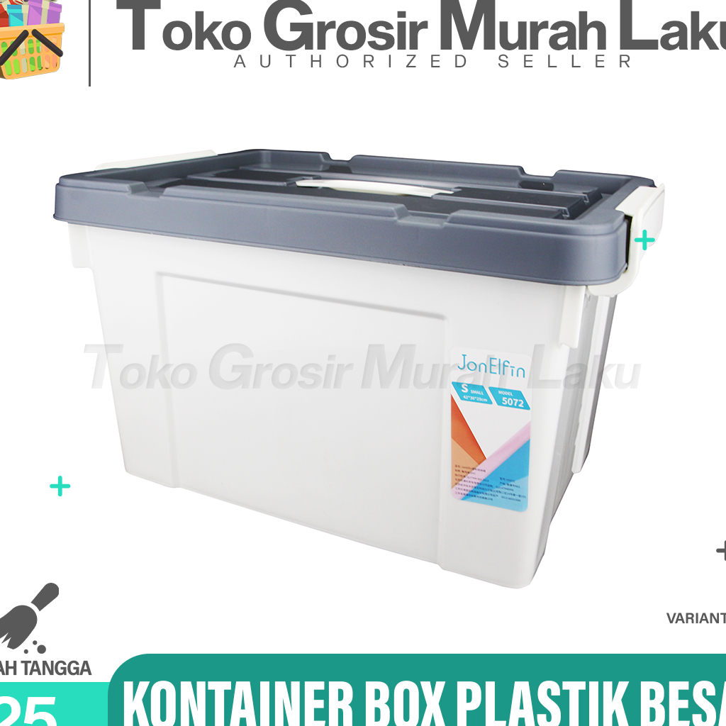 Jual CONTAINER BOX KONTAINER BOX TEMPAT PENYIMPANAN BARANG UKURAN 25 ...