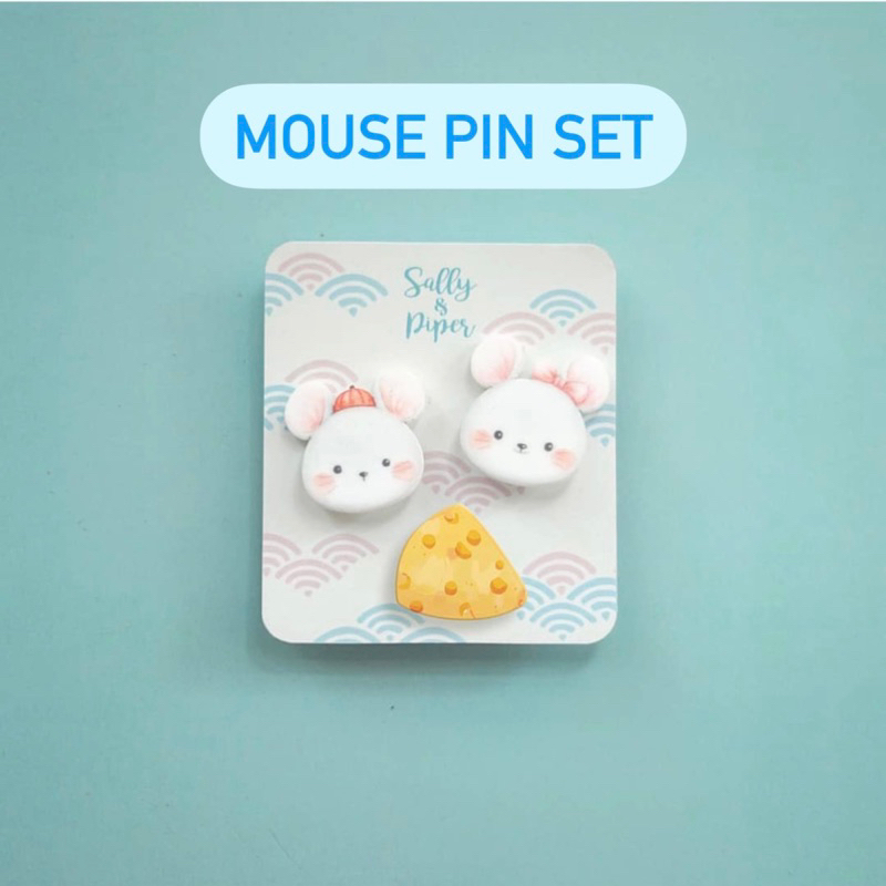 Jual Sally and piper MOUSE PIN SET / Sallyandpiper | Shopee Indonesia