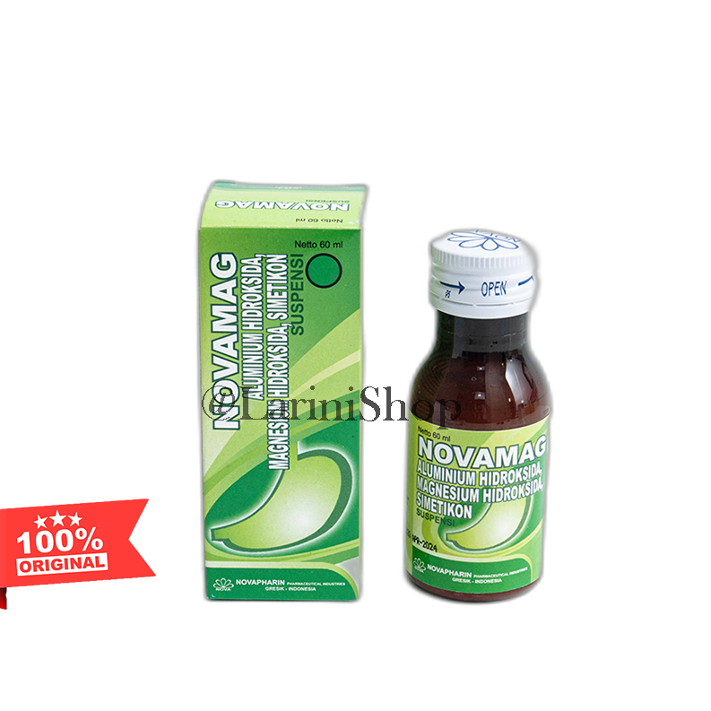 Jual NOVAMAG 60 ML SIRUP OBAT MAAG NOVAPHARIN | Shopee Indonesia