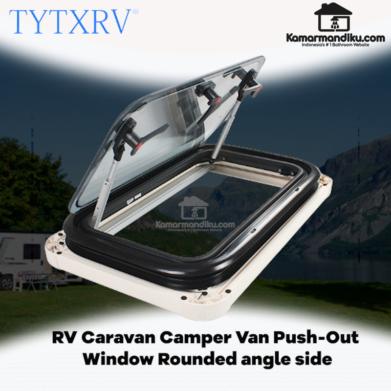 Jual TYTXRV RV Caravan Camper Van Push-Out Window Rounded angle side ...